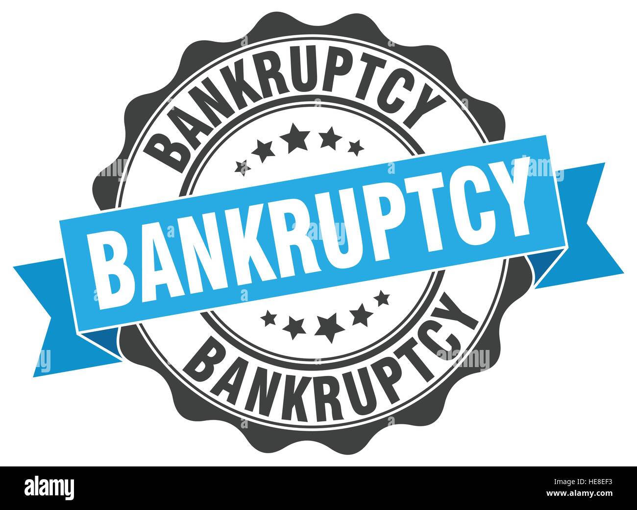 Bankruptcy stamp sign seal hi-res stock photography and images - Alamy