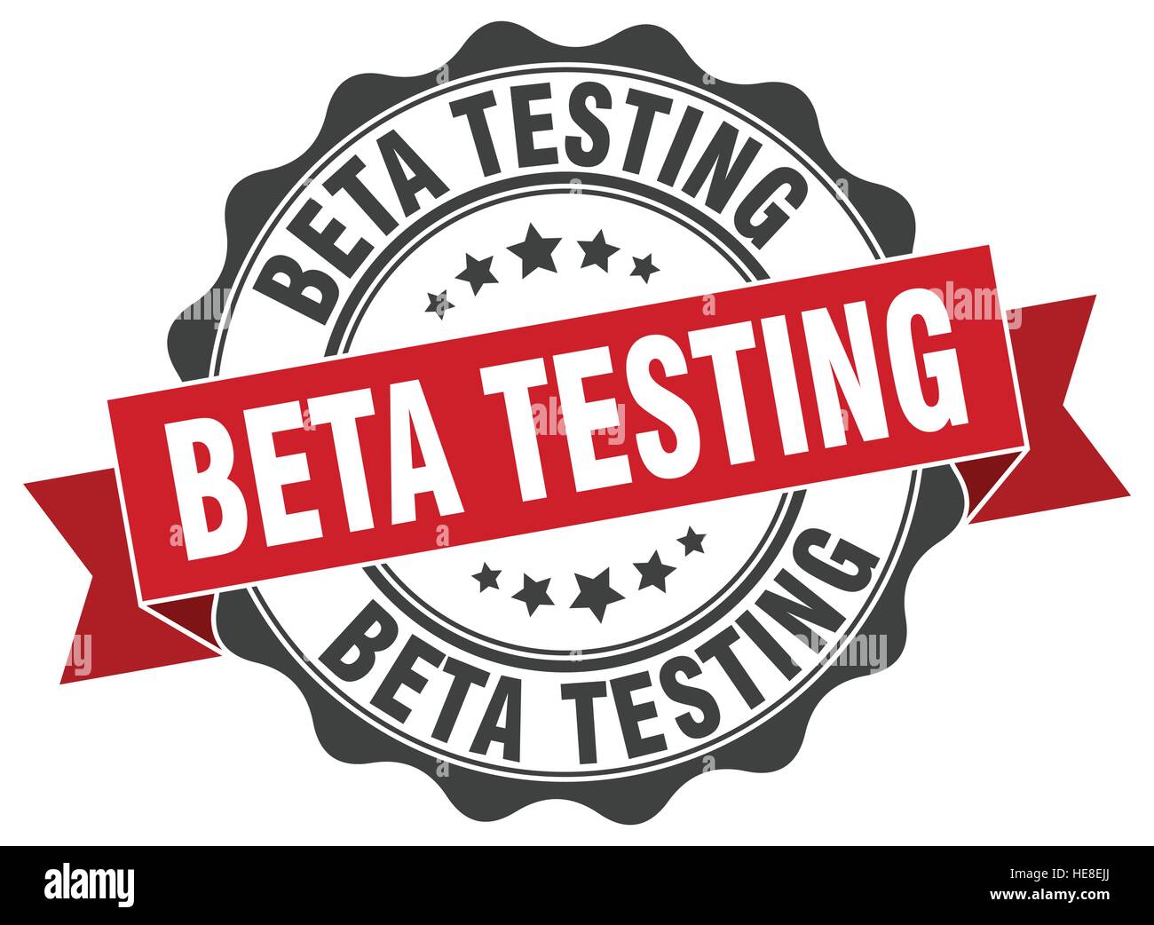 Beta testing stamp hi-res stock photography and images - Alamy
