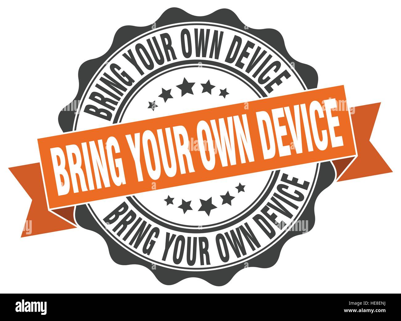bring your own device stamp. sign. seal Stock Vector Image & Art - Alamy