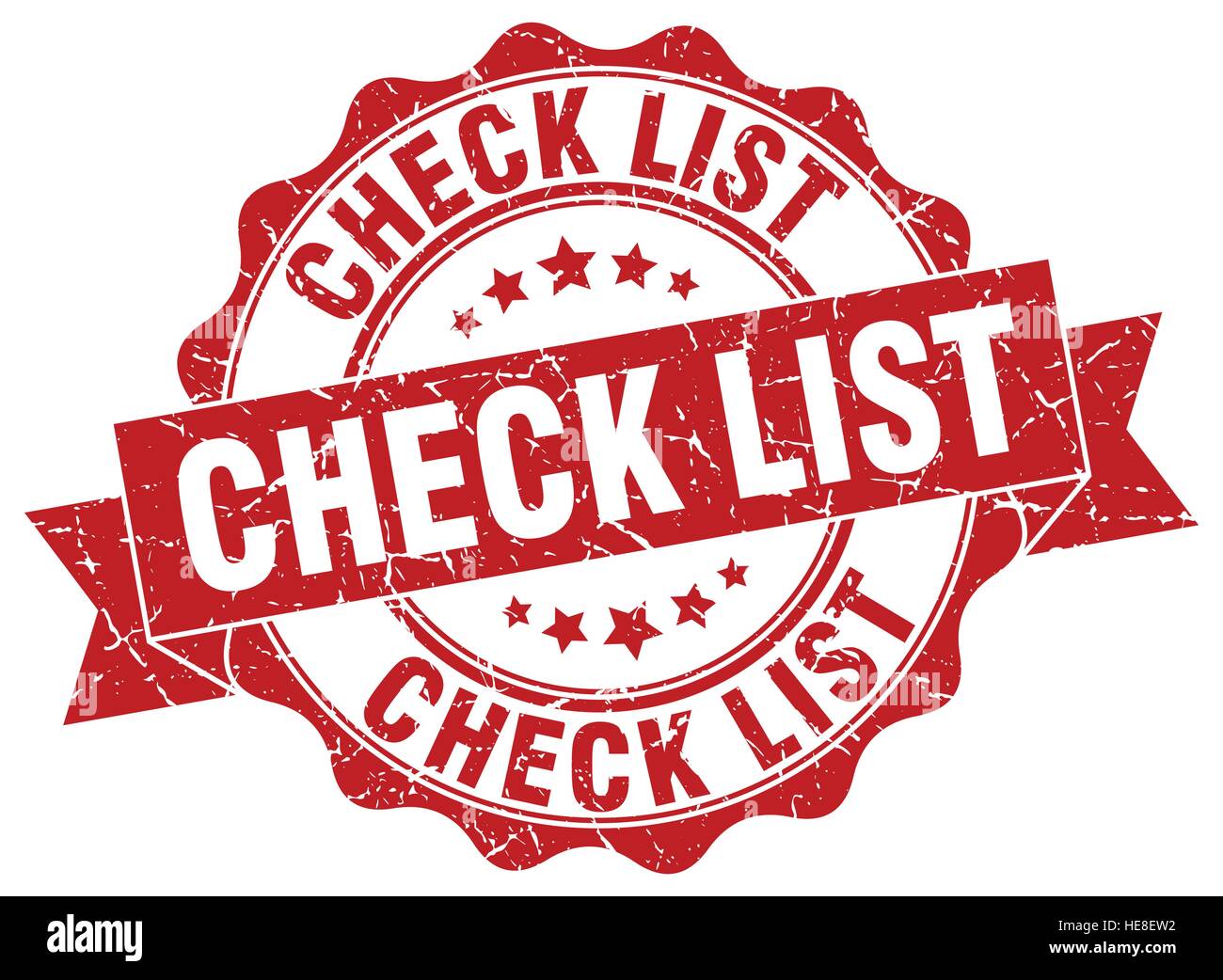 check list stamp. sign. seal Stock Vector Image & Art - Alamy