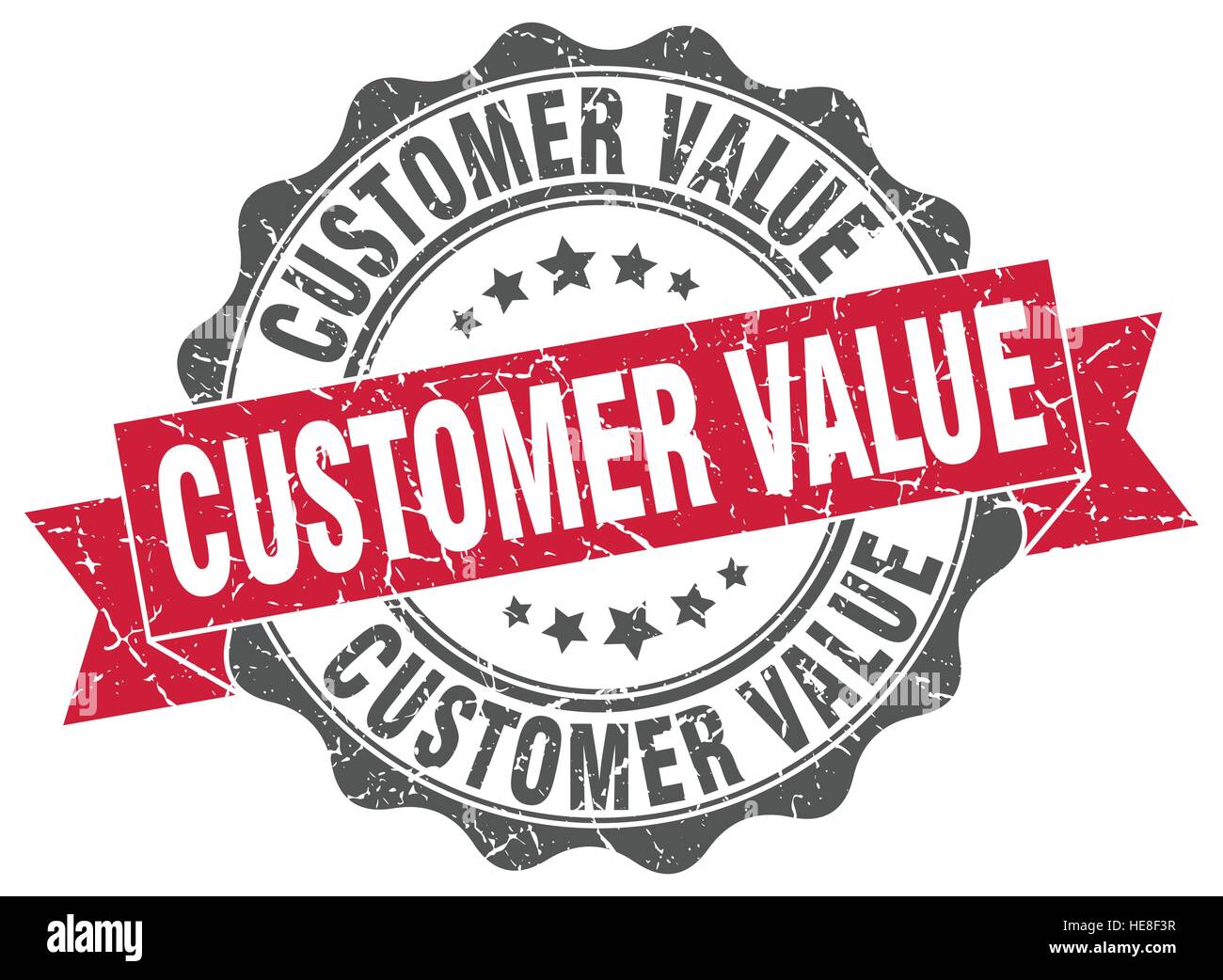 customer value stamp. sign. seal Stock Vector Image & Art - Alamy