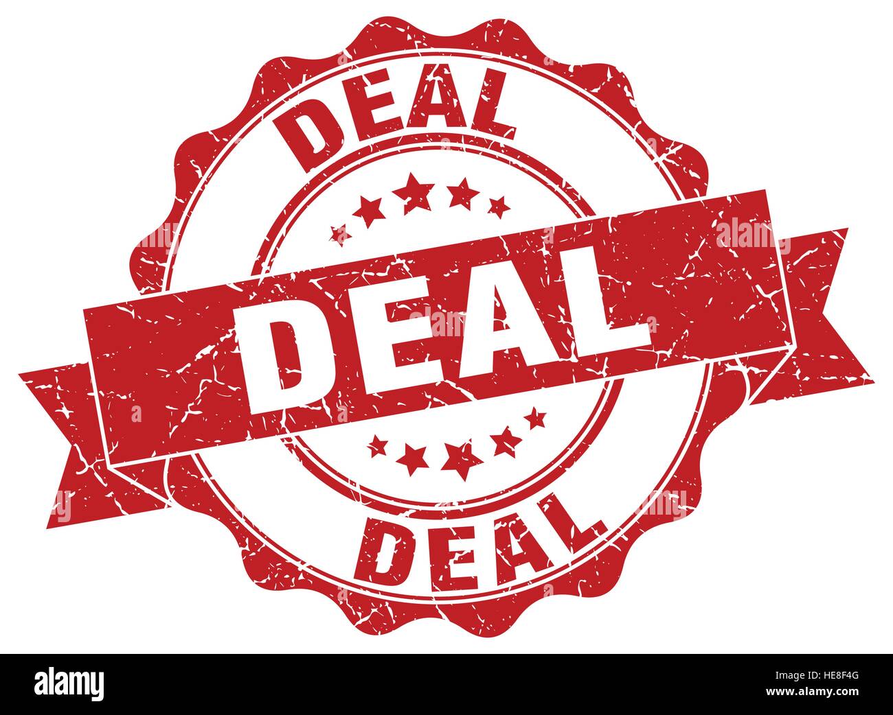 deal stamp. sign. seal Stock Vector Image & Art - Alamy