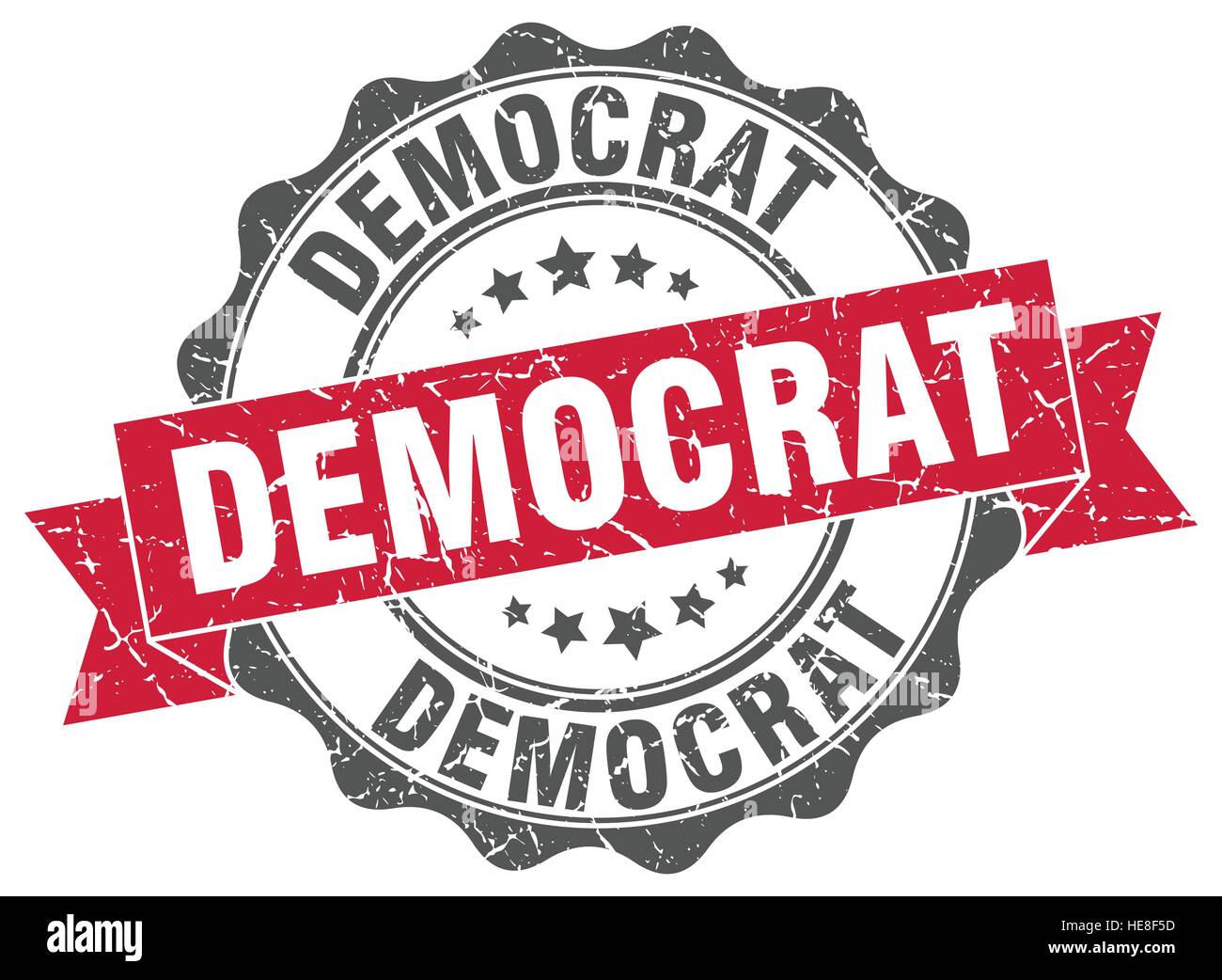 democrat stamp. sign. seal Stock Vector Image & Art - Alamy