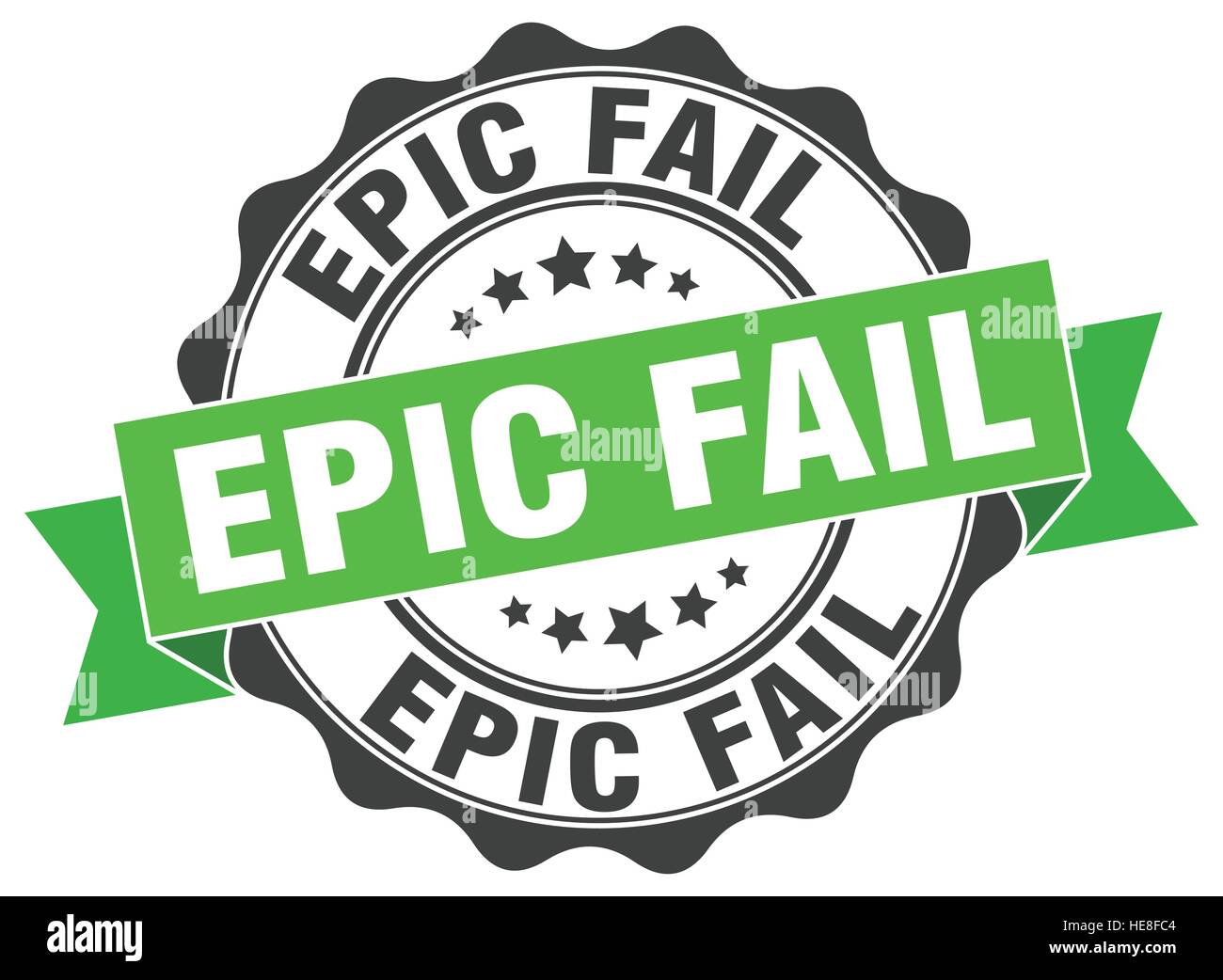 epic fail stamp. sign. seal Stock Vector Image & Art - Alamy