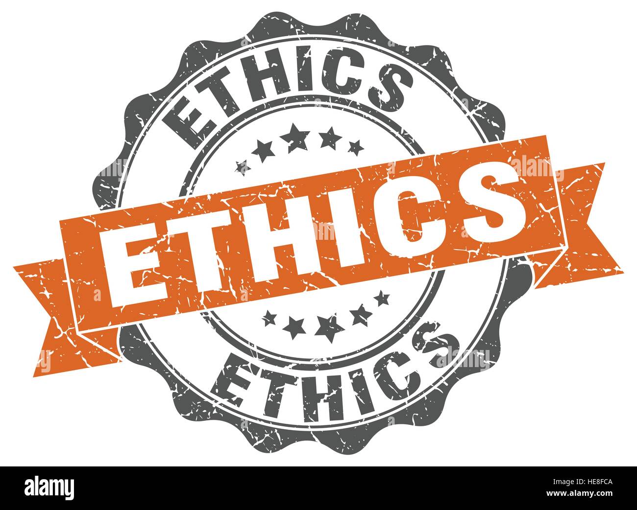 Ethics stamp Stock Vector Images - Alamy