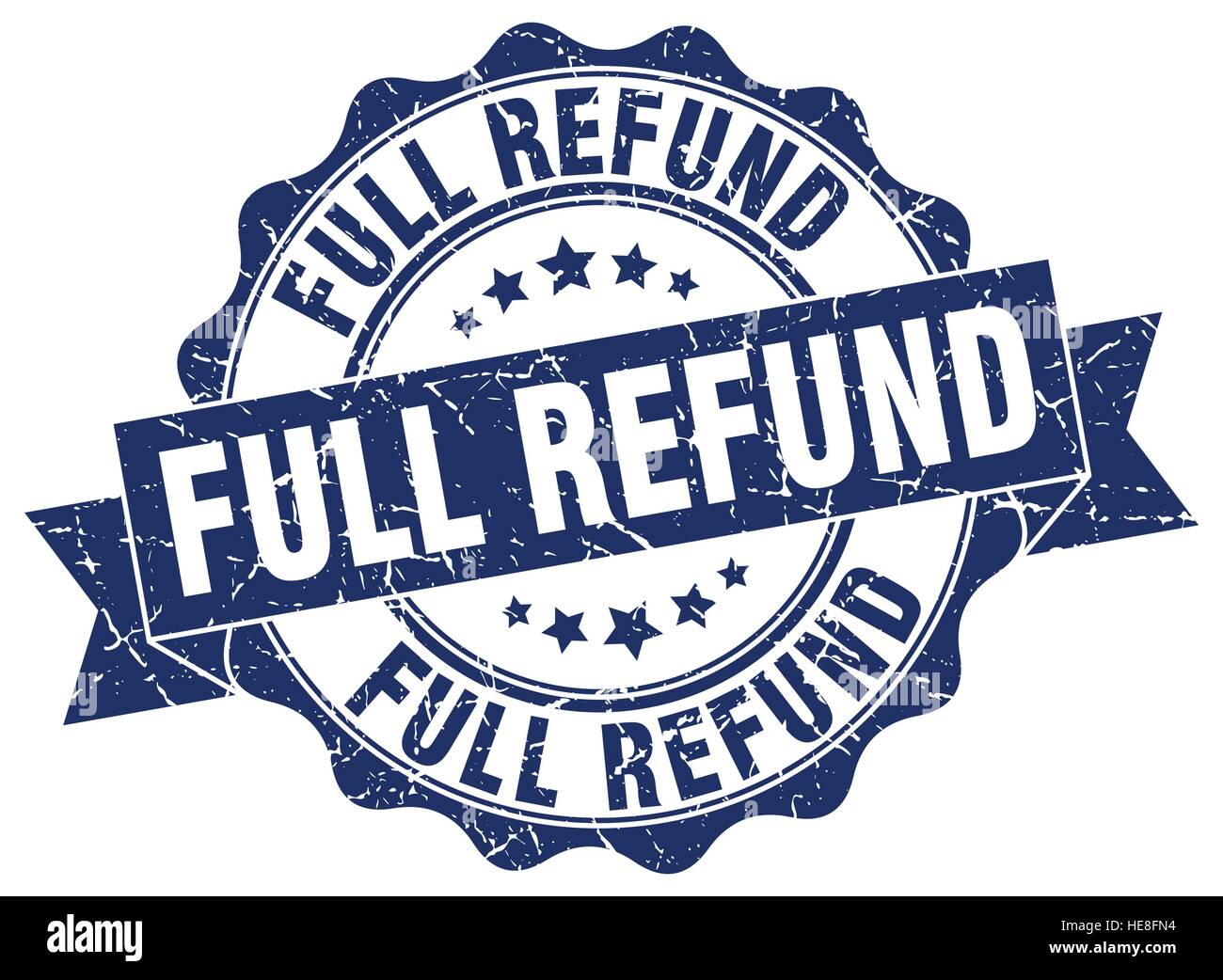 full refund stamp. sign. seal Stock Vector Image & Art - Alamy