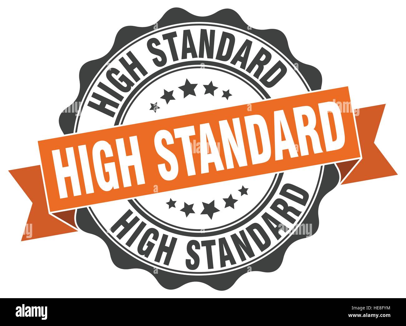 High standard seal Stock Vector Images - Alamy