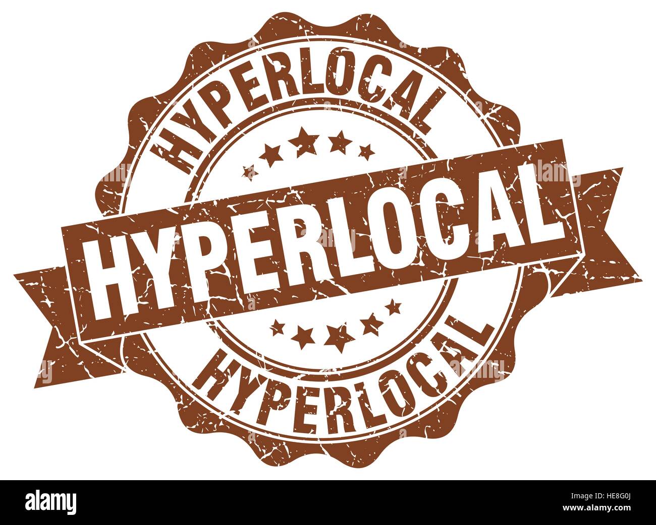 hyperlocal stamp. sign. seal Stock Vector Image & Art - Alamy