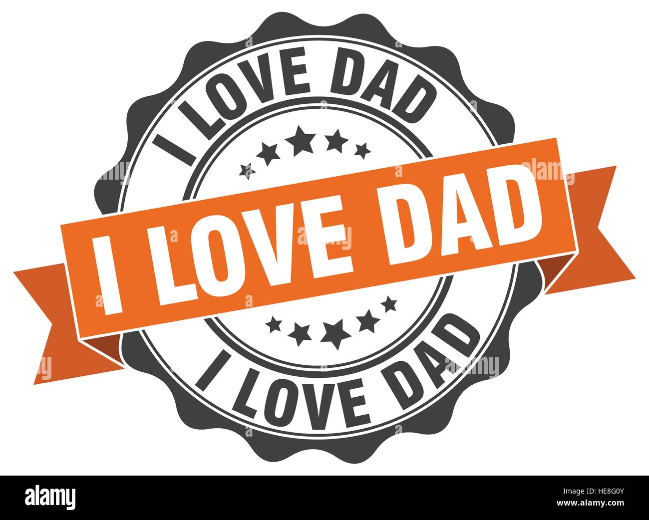 i love dad stamp. sign. seal Stock Vector Image & Art - Alamy