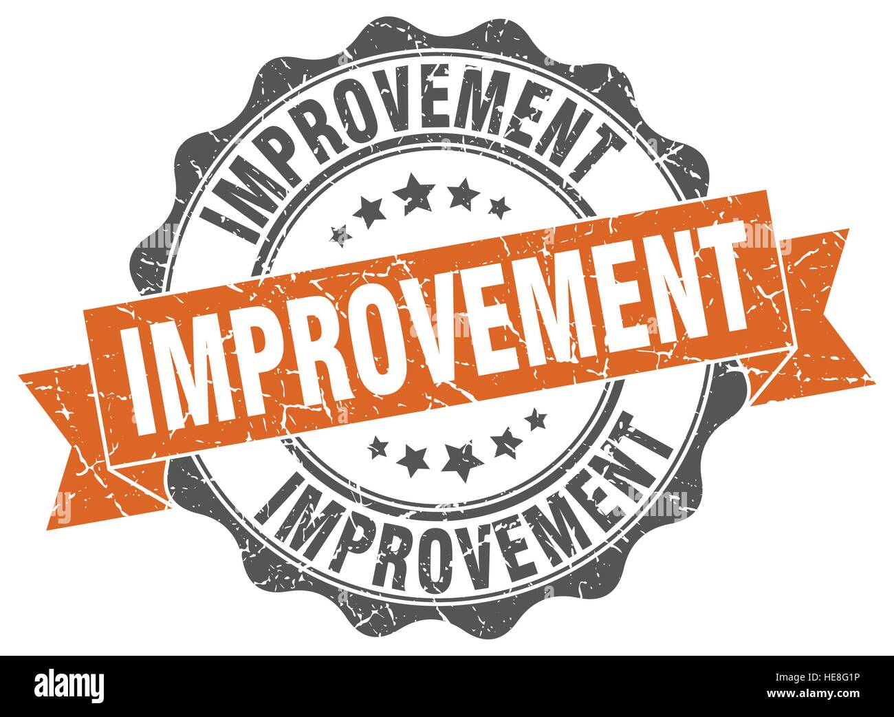 improvement stamp. sign. seal Stock Vector Image & Art - Alamy