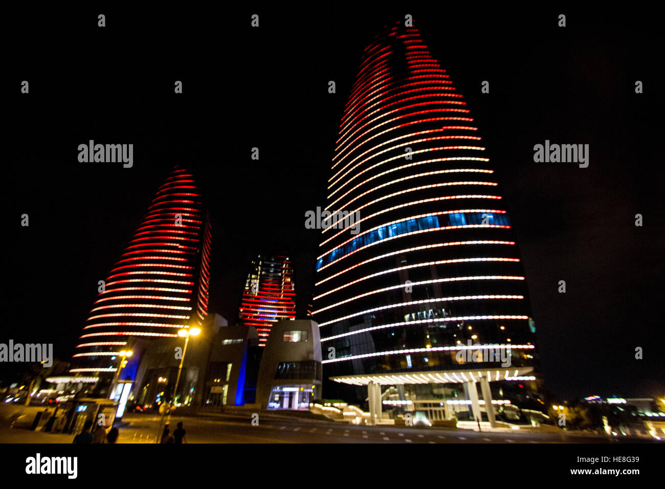 The flam towers hotel Stock Photo - Alamy
