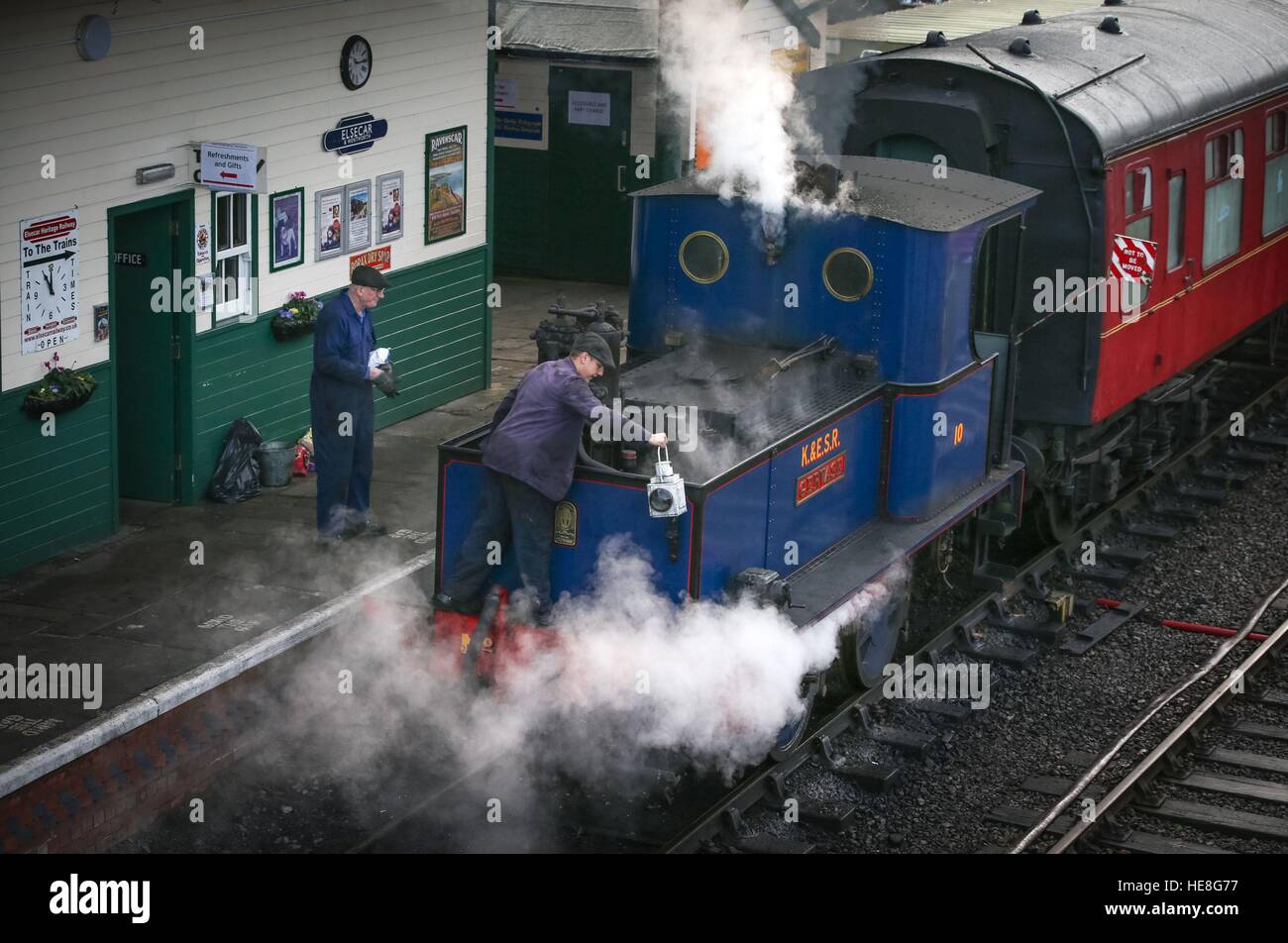 Sentinel 040 vertical boiler steam train operated hi-res stock ...