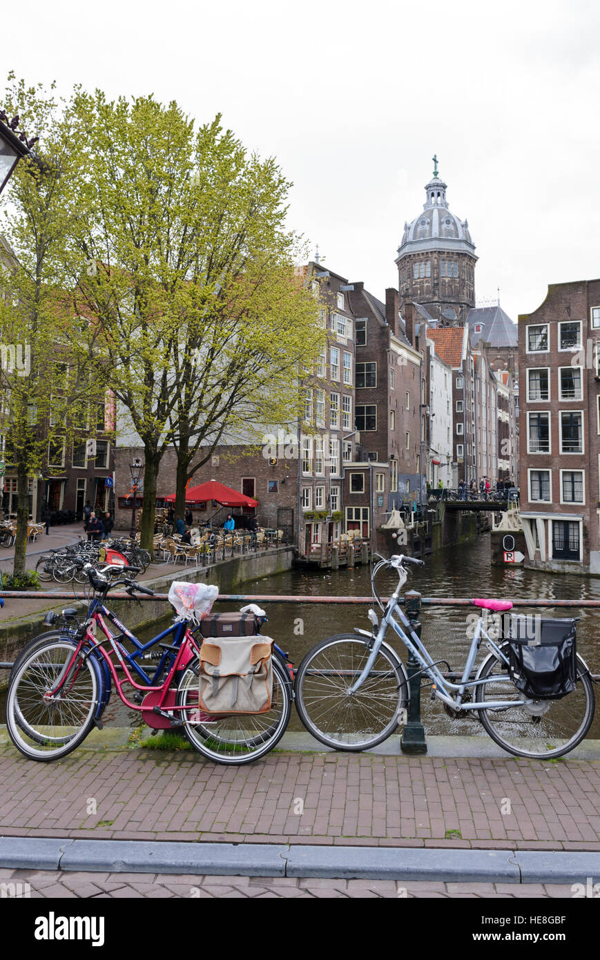 A scenic view of Amsterdam, Holland, Netherlands Stock Photo - Alamy