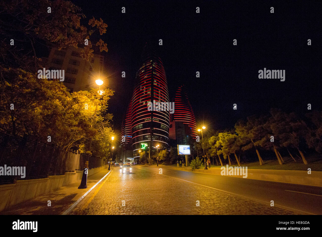 The flam towers hotel Stock Photo - Alamy