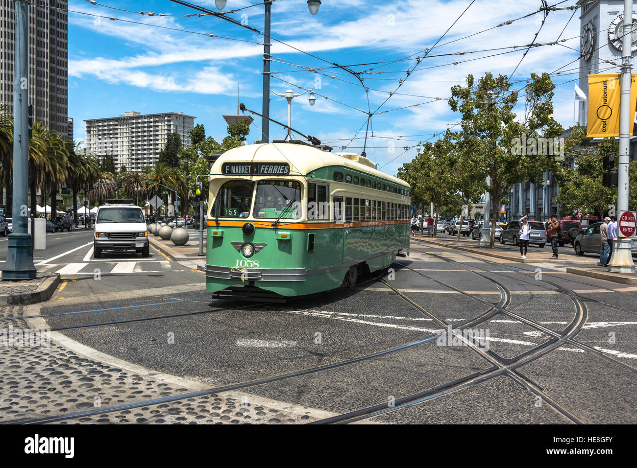 Tram in San Francisco, California Stock Photo - Alamy