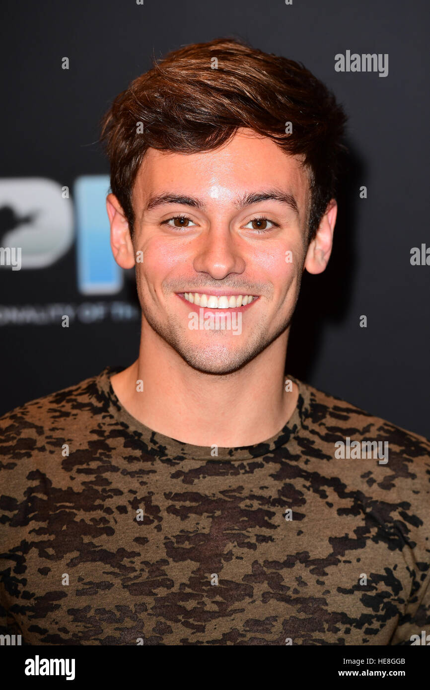 Tom Daley during the red carpet arrivals for BBC Sports Personality of ...