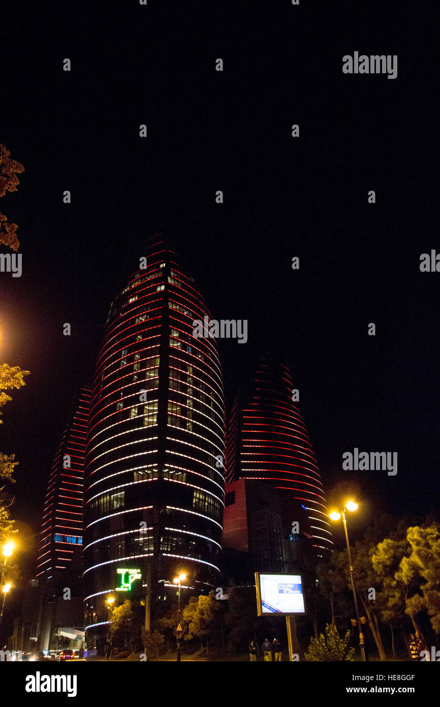 The flam towers hotel Stock Photo - Alamy