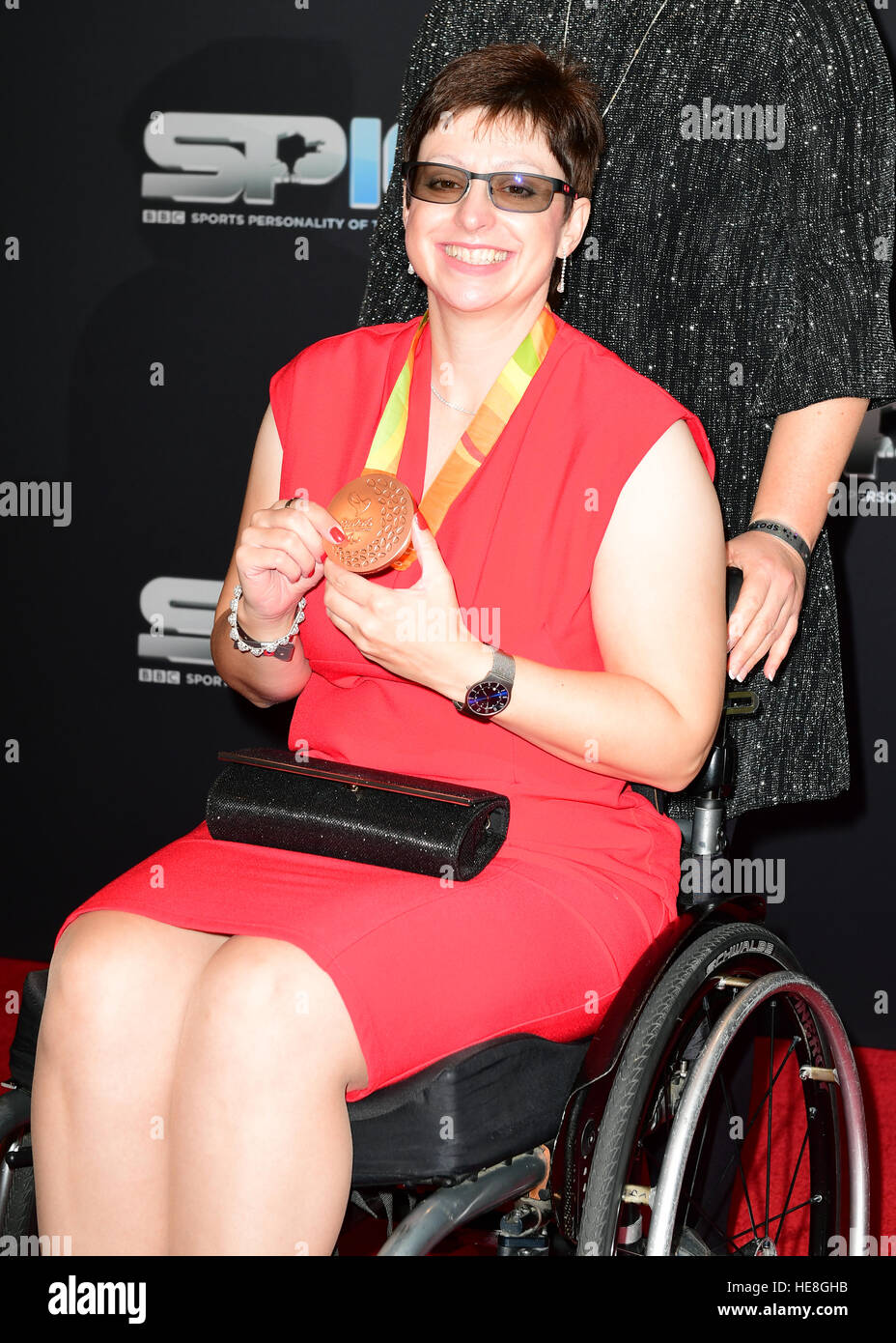 Vicky Jenkins during the red carpet arrivals for BBC sports Personality ...