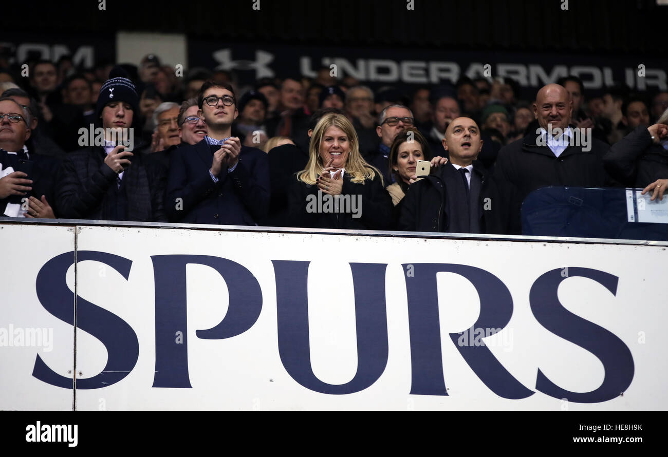 Tottenham Hotspur chairman Daniel Levy (second right) with his wife ...
