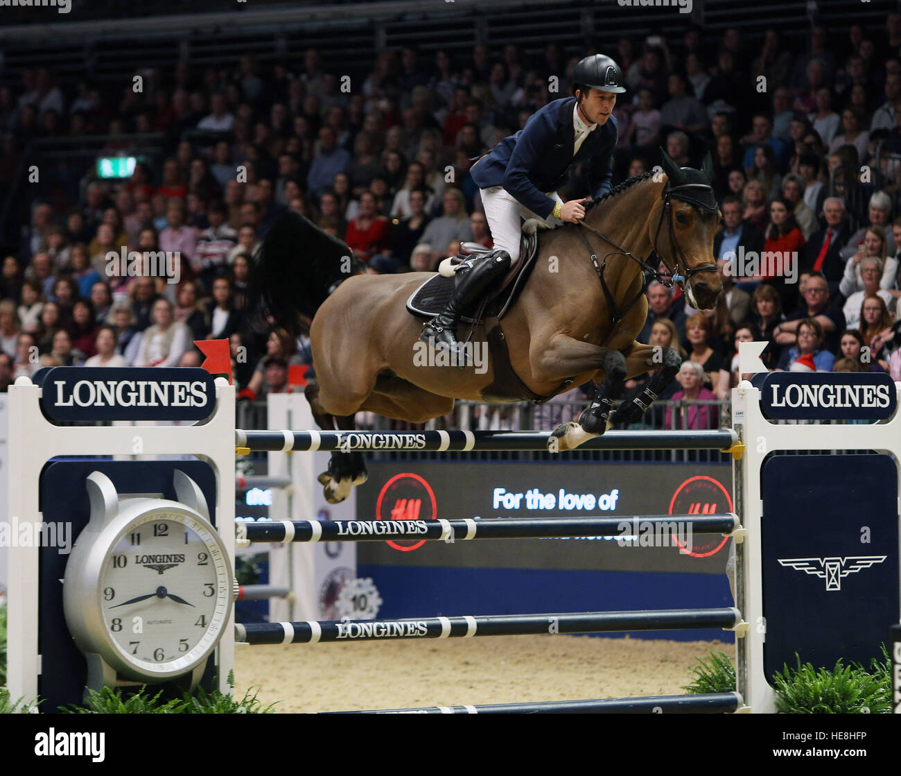 Great Britain's Scott Brash riding Hello M'Lady competes in the ...
