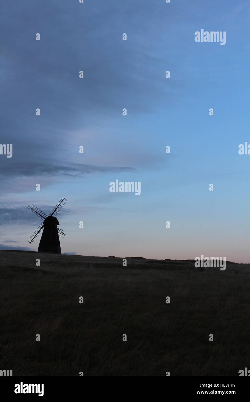 Rottingdean windmill at sunset Stock Photo - Alamy