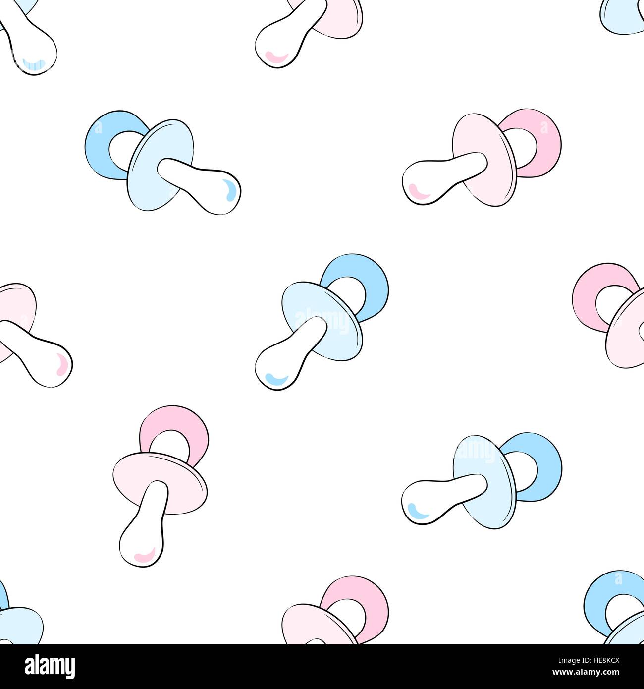 Baby soothers Stock Vector Images - Alamy