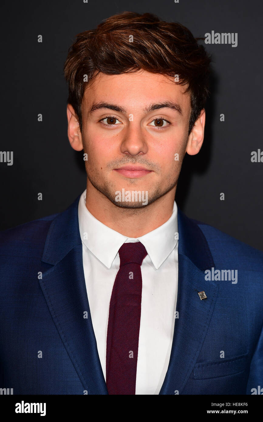 Tom Daley during the red carpet arrivals for BBC Sports Personality of ...