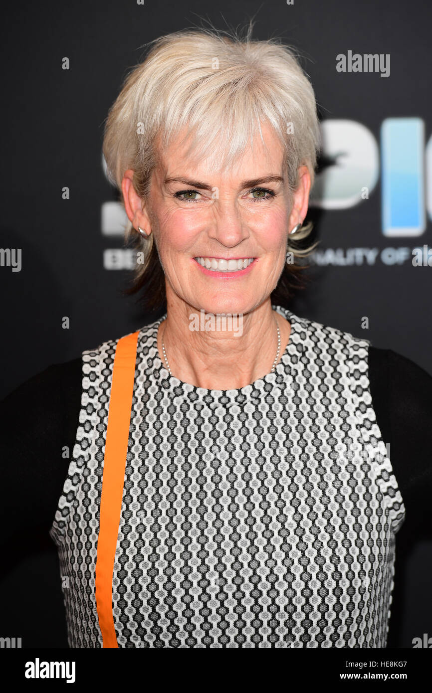 Judy Murray during the red carpet arrivals for BBC Sports Personality ...