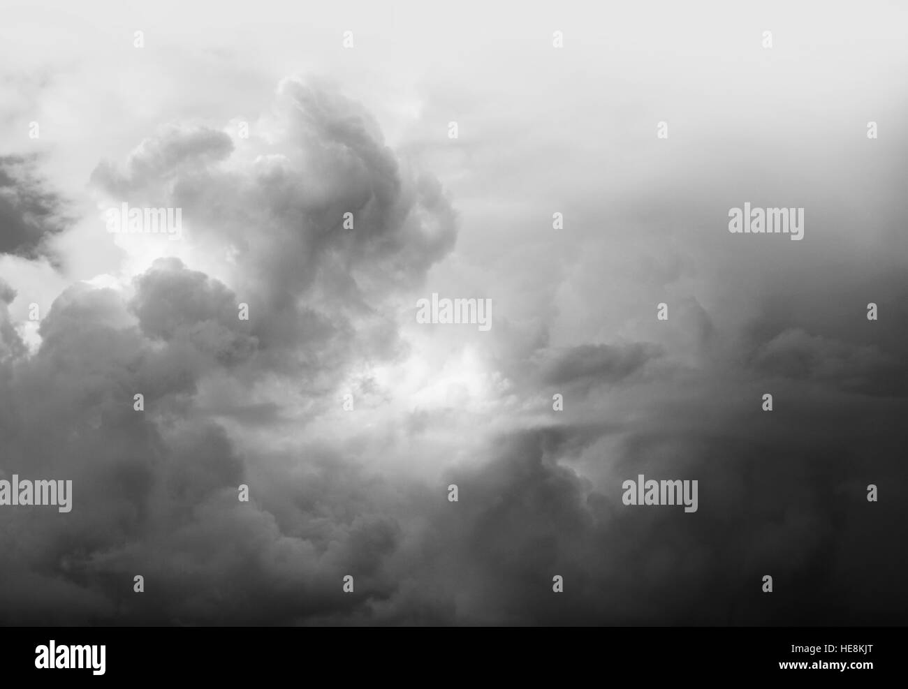 Cloudy gray skies Black and White Stock Photos & Images - Alamy