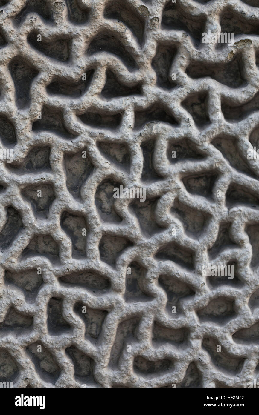 Rusticated stone panel on victorian building Stock Photo - Alamy