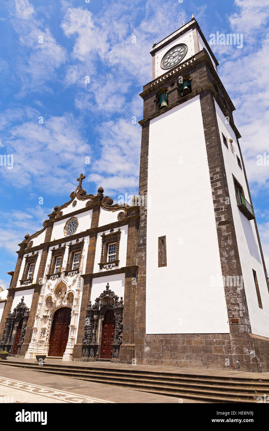 Church of Saint Sebastian in Ponta Delgada, Sao Miguel, Azores ...