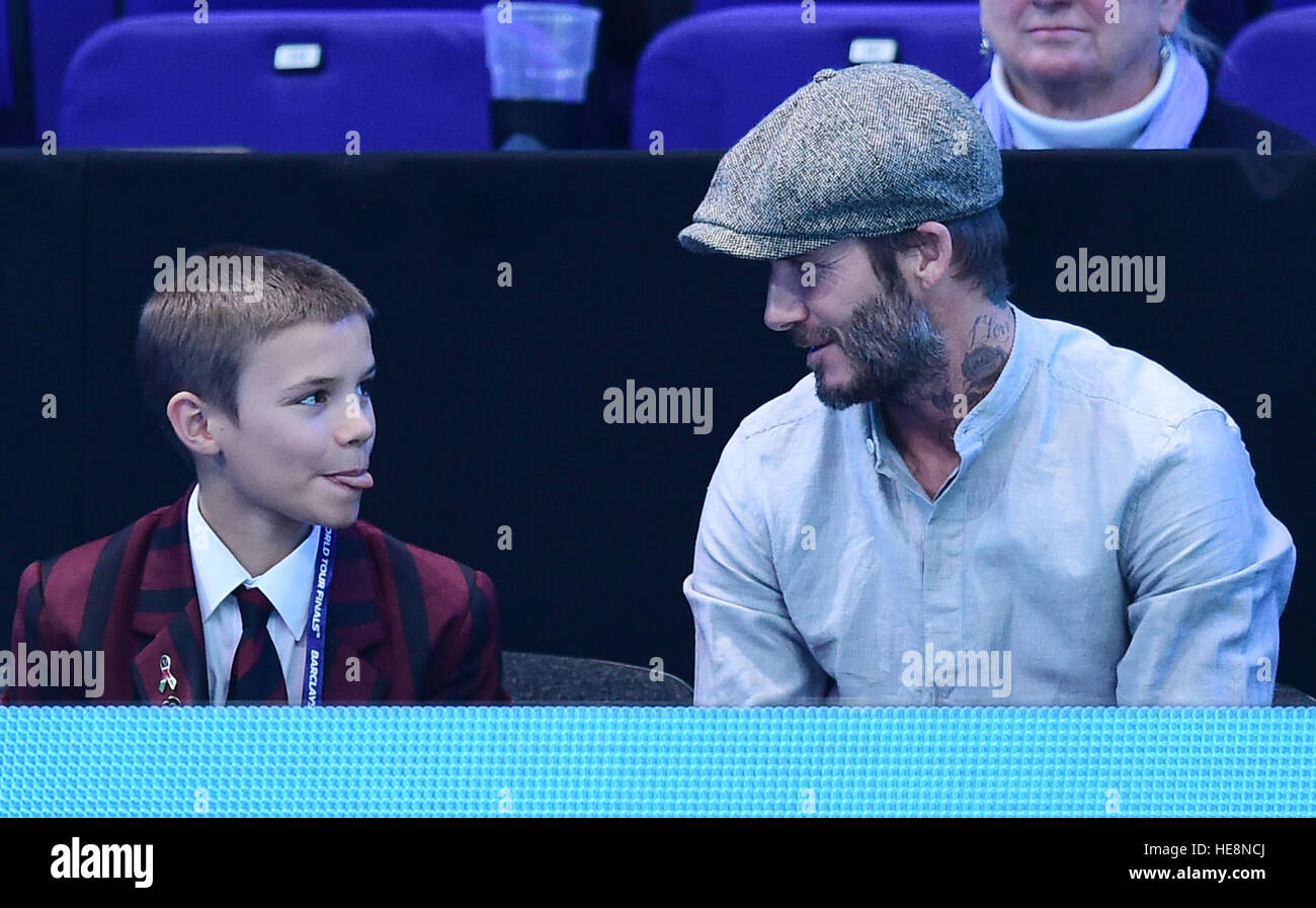 David Beckham attends ATP World Tour Finals Featuring: David Beckham ...
