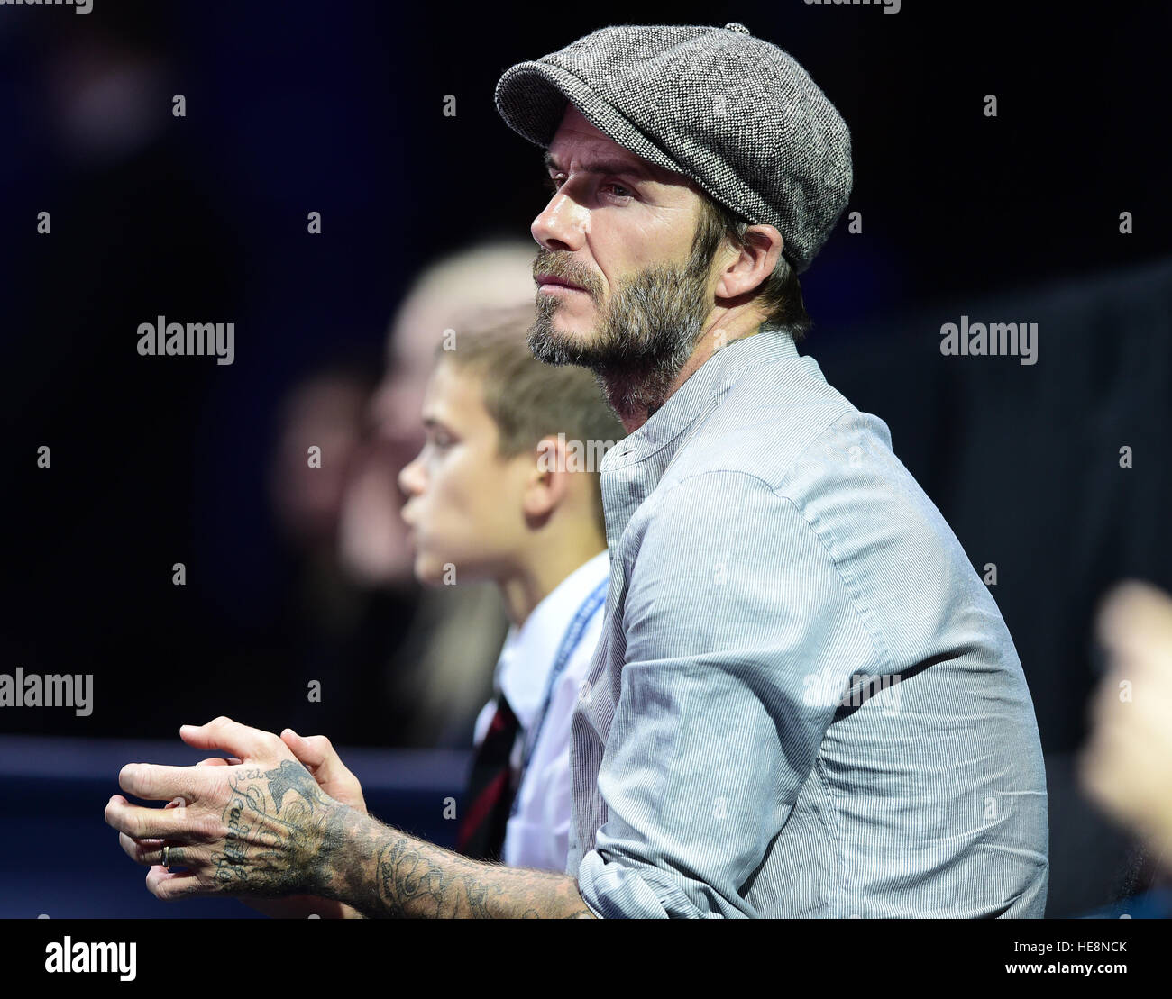 David Beckham attends ATP World Tour Finals Featuring: David Beckham ...