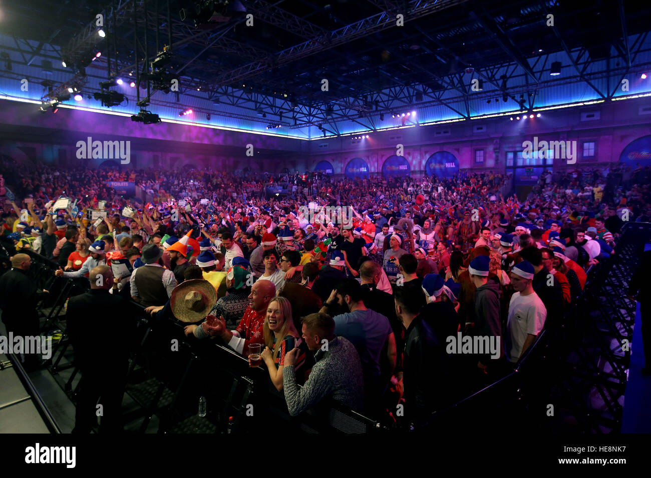 General view of the crowd during the walk on during day four of the ...