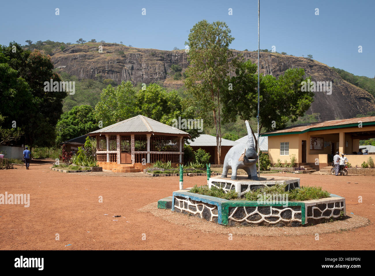 View on Wara Wara mountain from the city of Kabala Stock Photo - Alamy