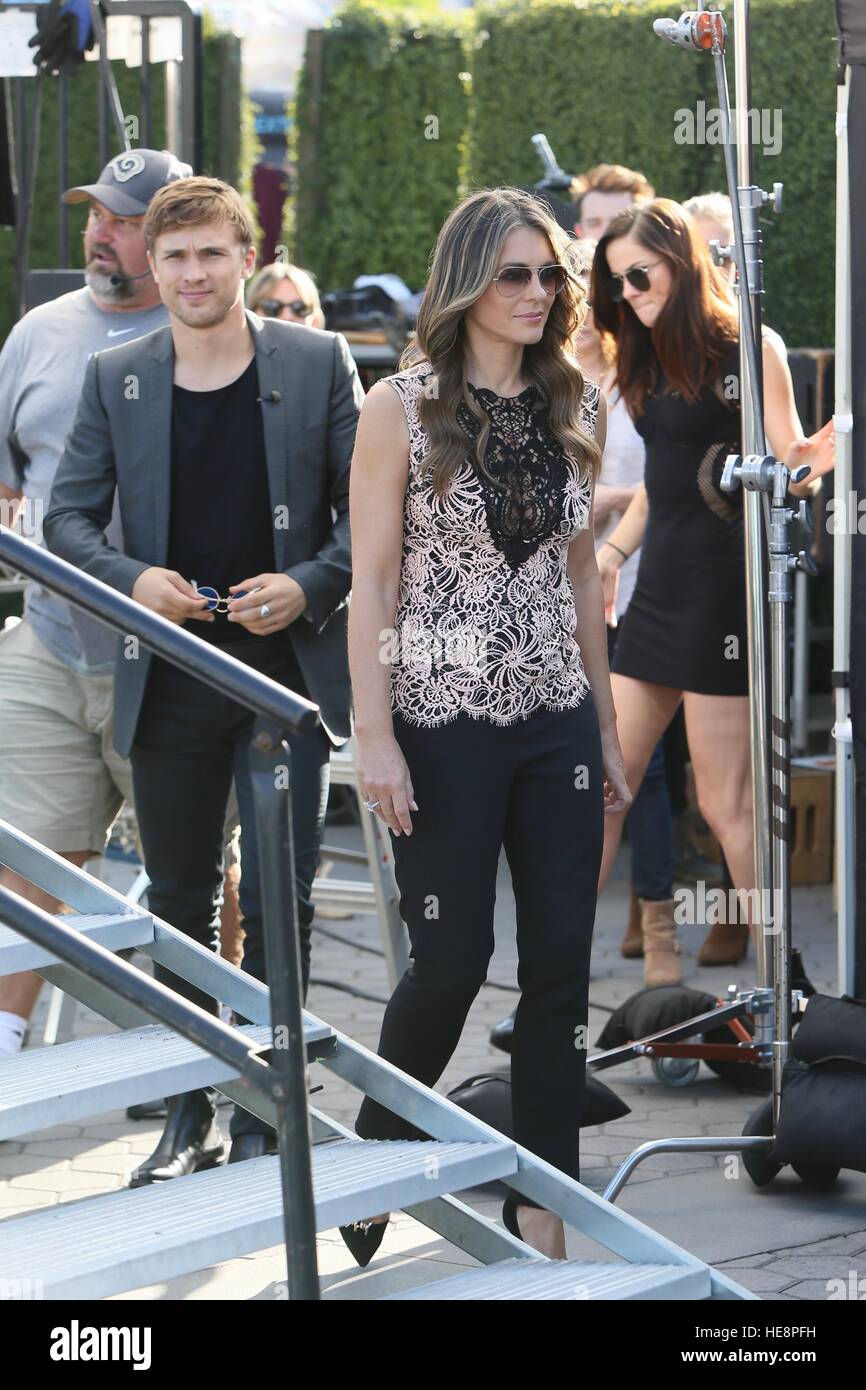 Elizabeth Hurley William Moseley and Alexandra Park seen at Universal ...