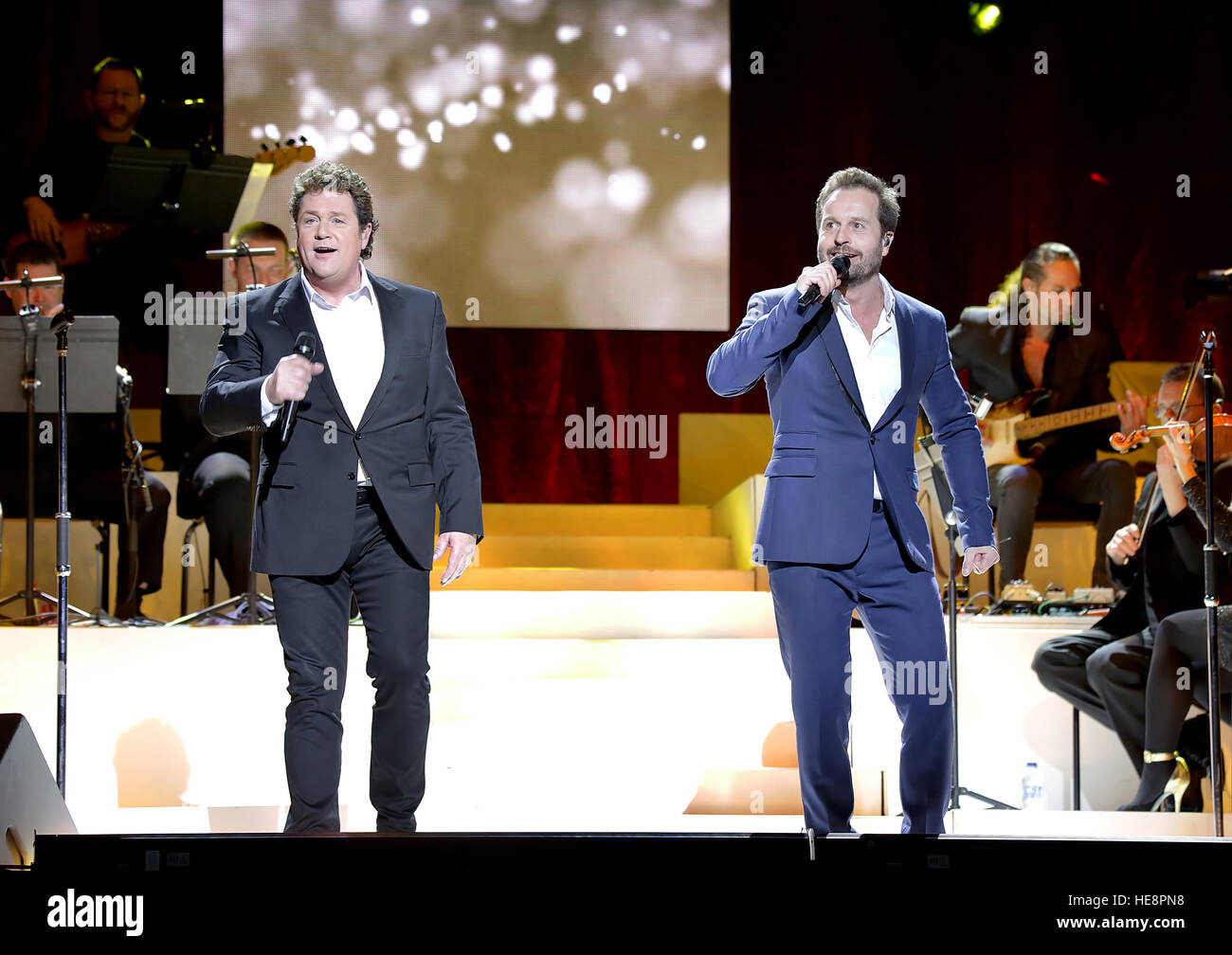 Alfie Boe & Michael Ball Performing On Their Together' tour at Liverpool Echo Arena Featuring ...