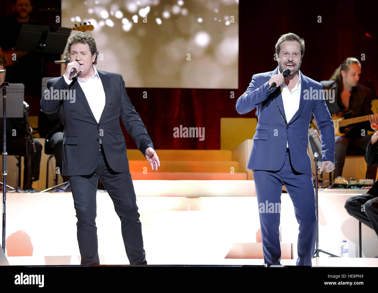 Alfie Boe & Michael Ball Performing On Their Together' tour at Liverpool Echo Arena Featuring ...