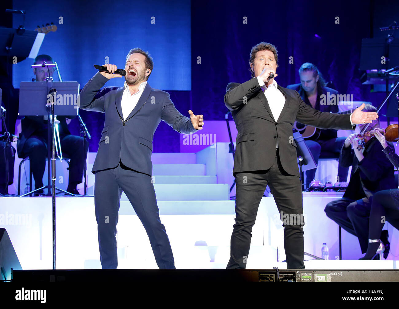 Alfie Boe & Michael Ball Performing On Their Together' tour at Liverpool Echo Arena Featuring ...