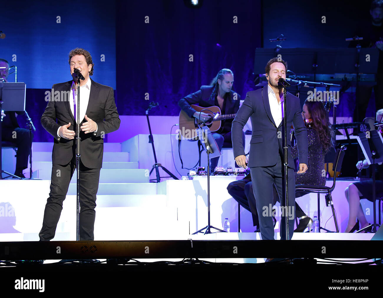 Alfie Boe & Michael Ball Performing On Their Together' tour at Liverpool Echo Arena Featuring ...