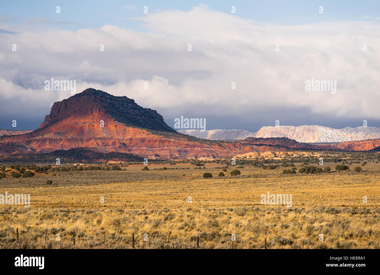 Dramatic light and clouds makes this Utah scene pop late afternoon ...