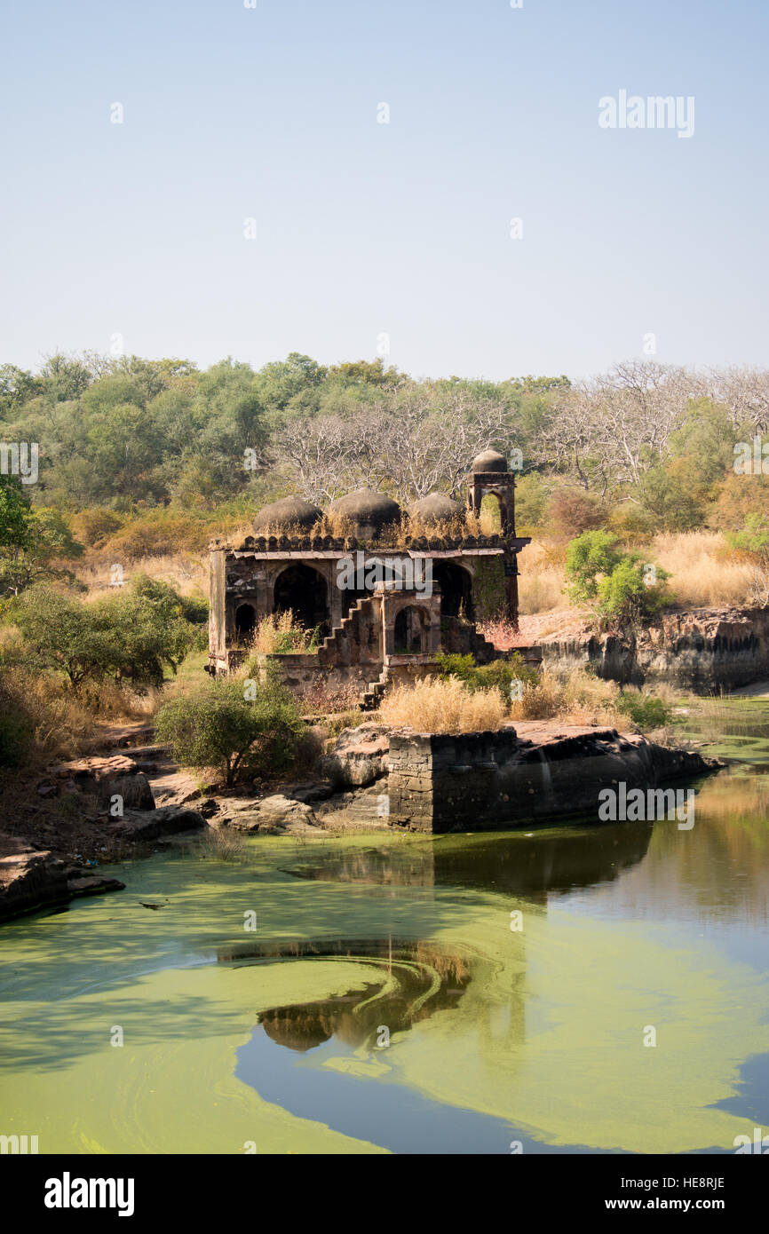 Arched temple at Ranthambore Fort, Rajasthan, India Stock Photo - Alamy