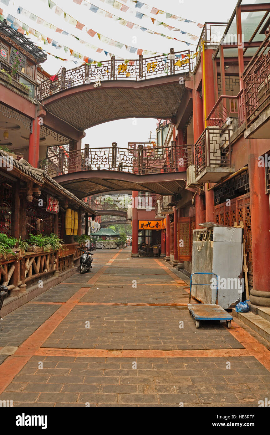 Chinese street scene Stock Photo - Alamy