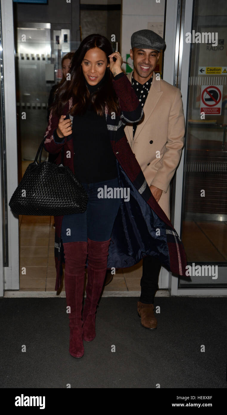 Marvin and Rochelle Humes at BBC Radio 2 Featuring: Rochelle Humes ...