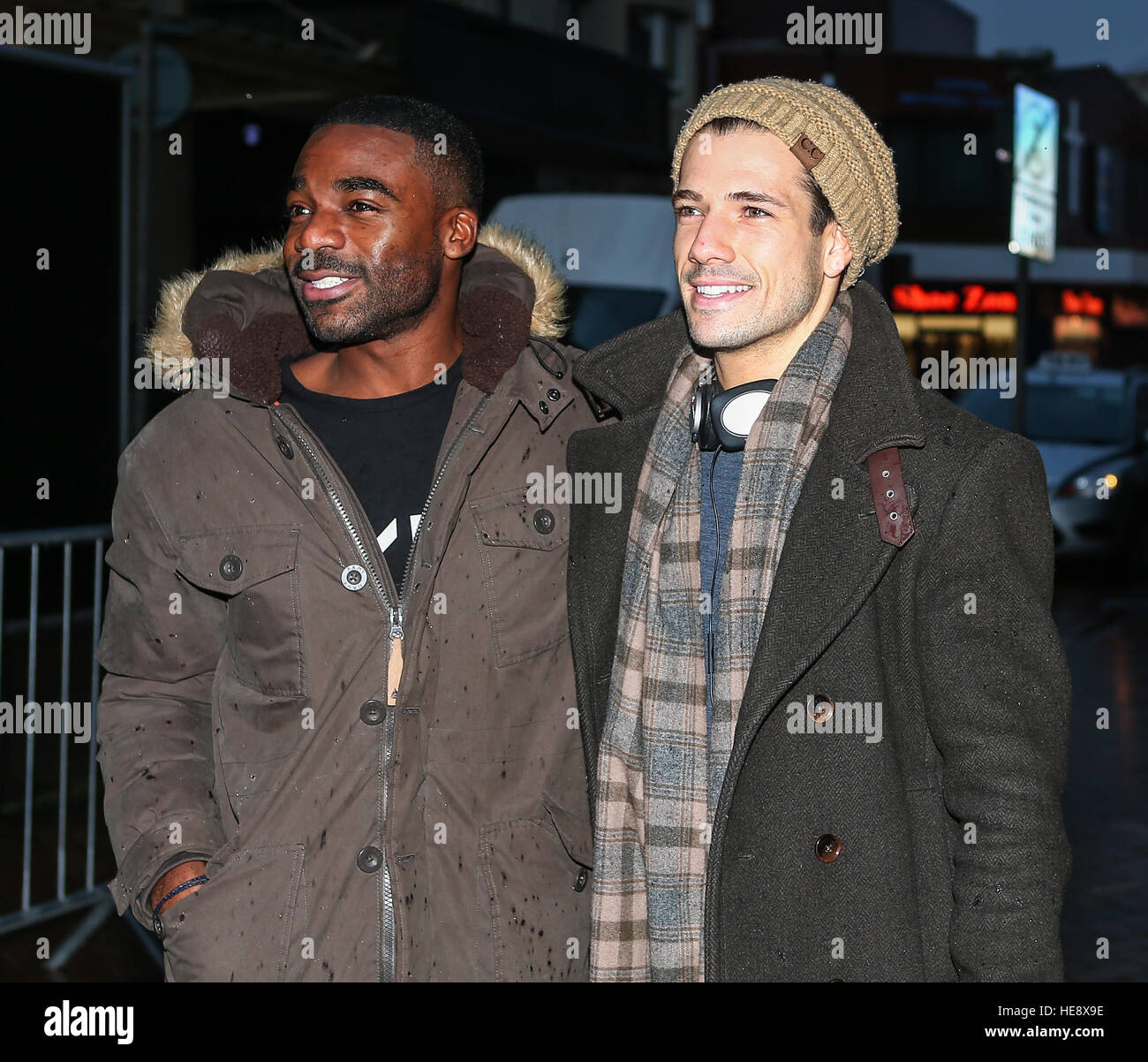 Celebs and their professional partners arrive at Blackpool Tower for ...