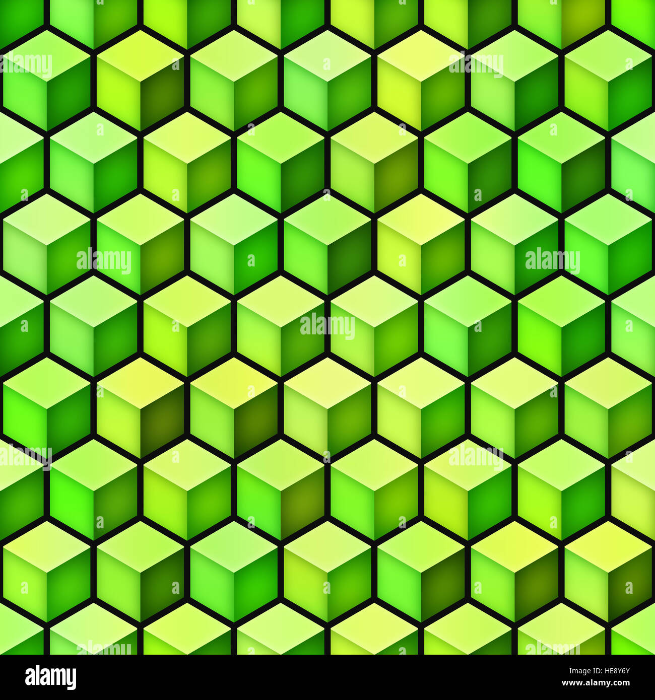Gradient Cubes Tiling. Seamless Multicolor Pattern Stock Photo - Alamy