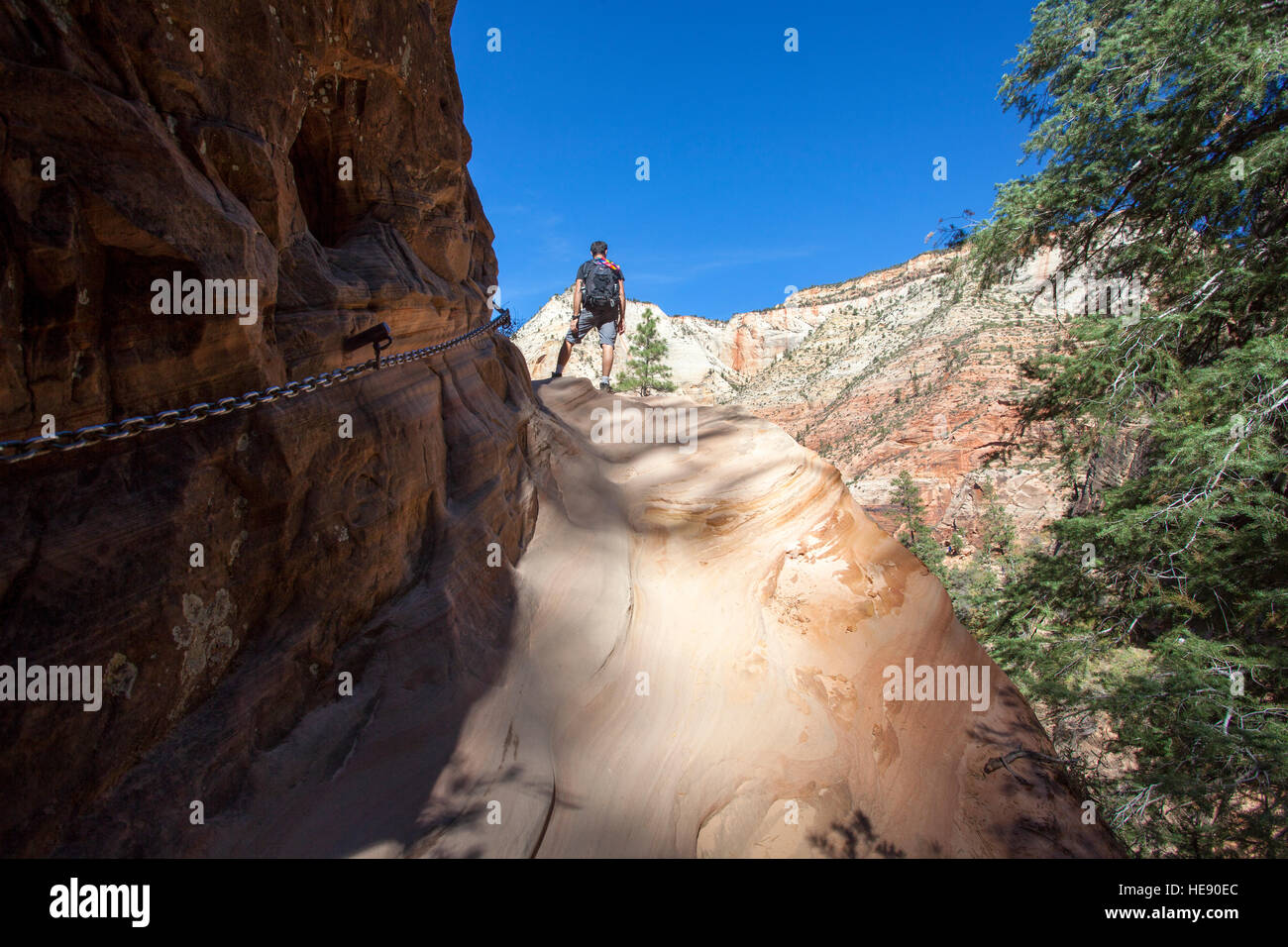 Hidden Canyon, Zion National Park, Utah, USA Stock Photo - Alamy