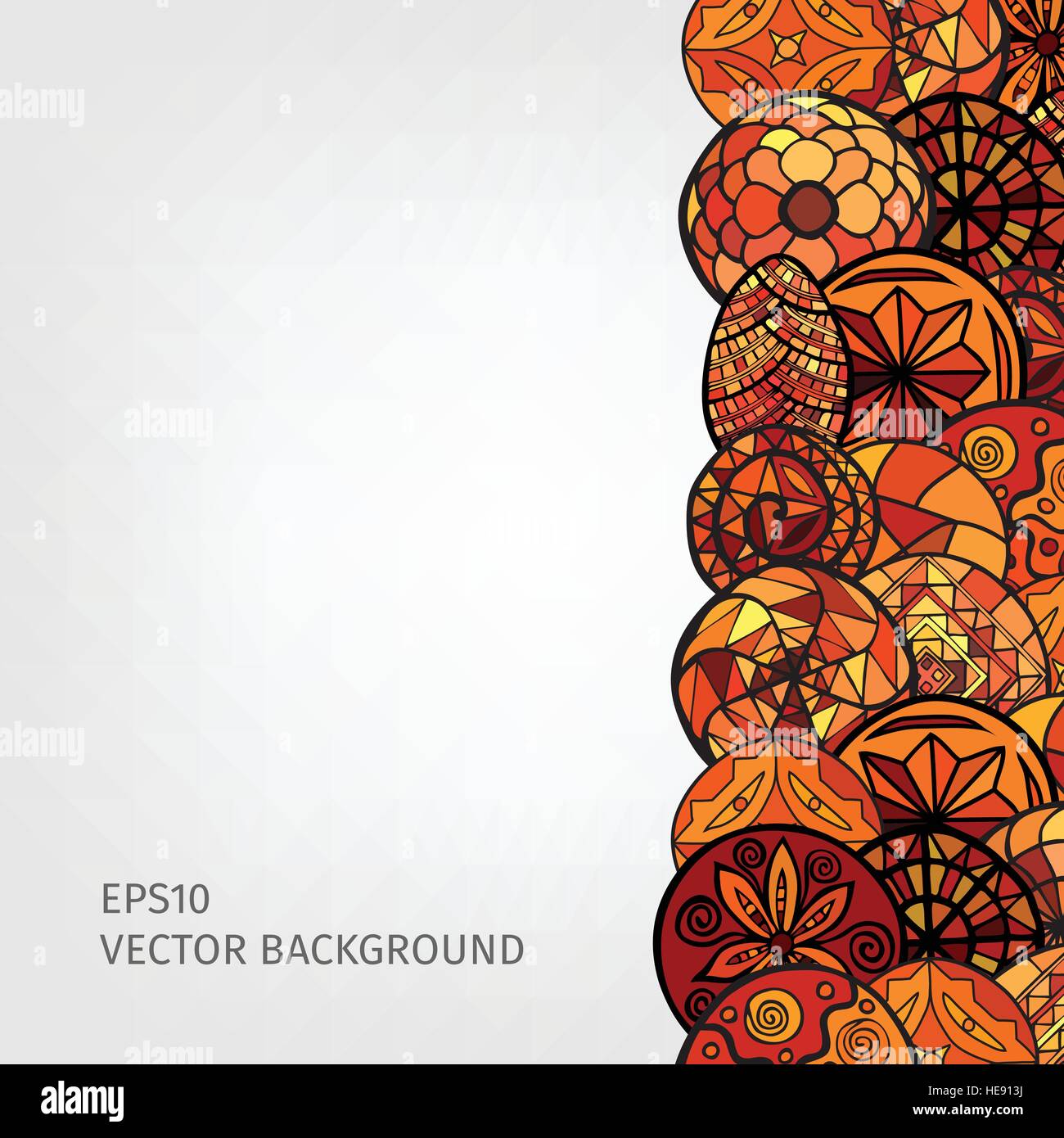 hand drawn ethnic background Stock Vector Image & Art - Alamy