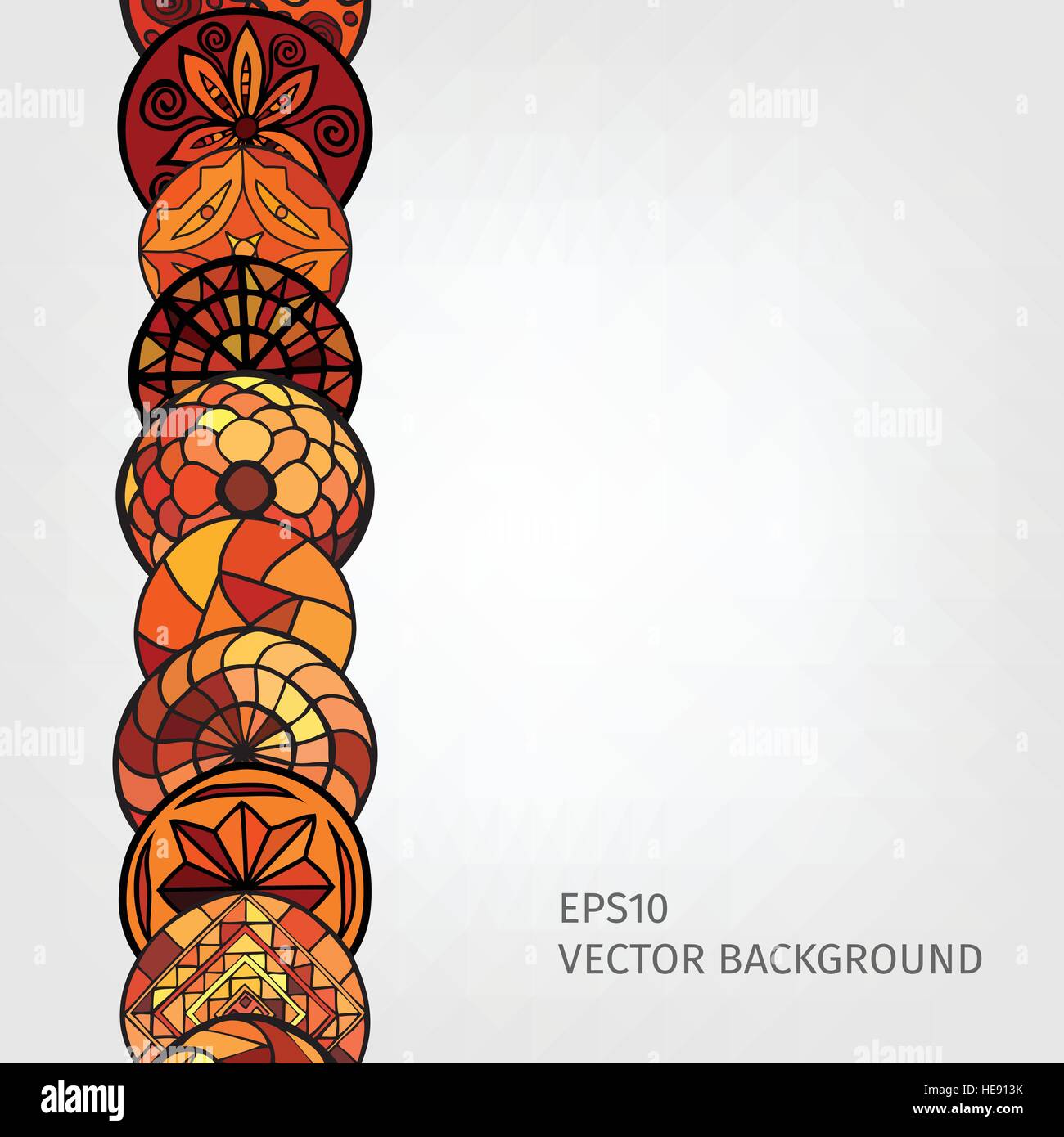 hand drawn ethnic background Stock Vector Image & Art - Alamy