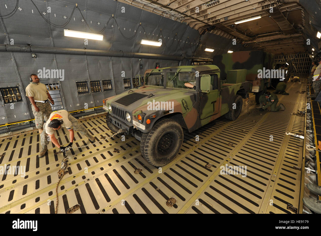 U.S. Air Force aerial porters from team Dover Air Force Base, Del ...